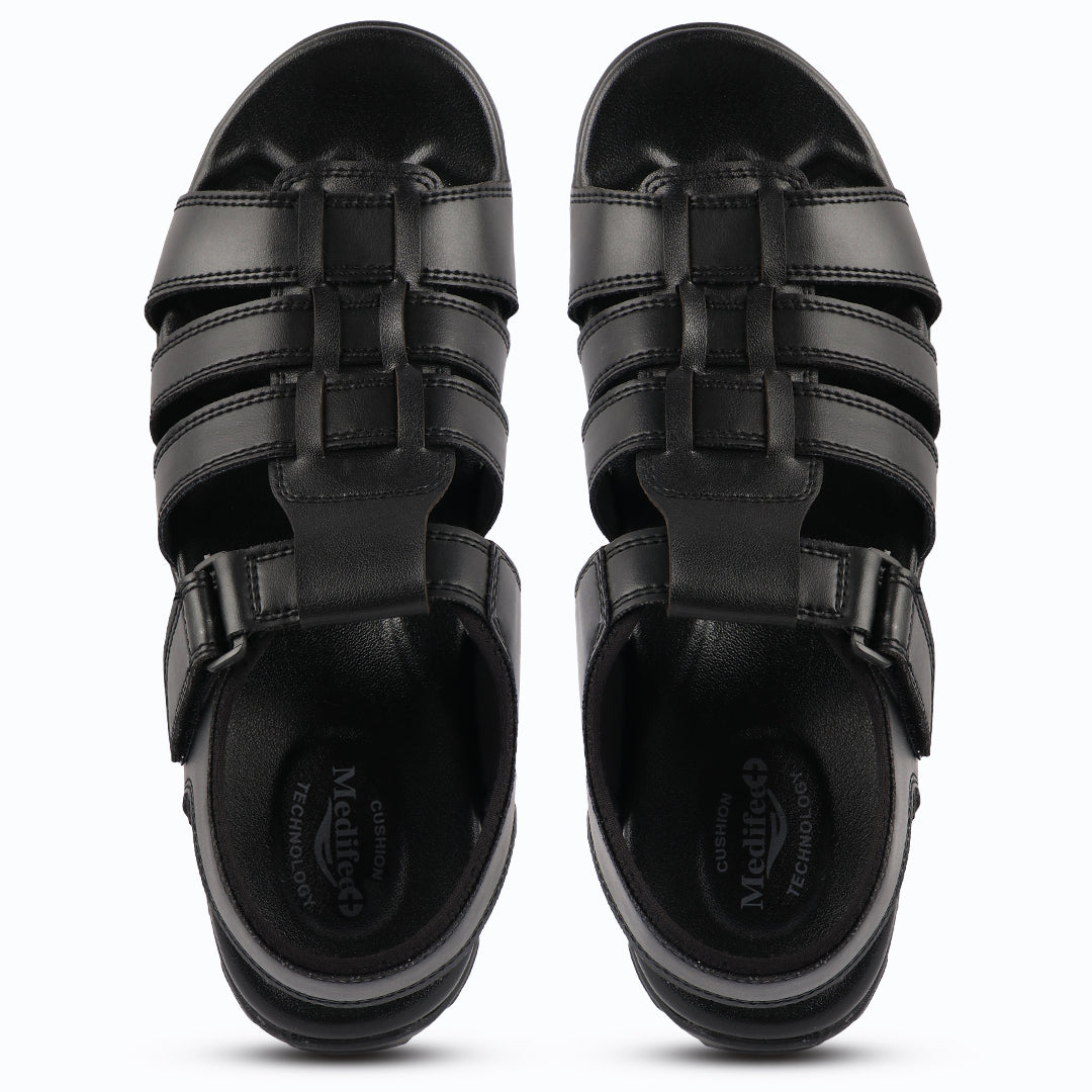 Medifeet Orthopedic Outdoor Comfort Sandals for Men's With Arch Suppor